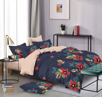 China Customizable Breathable Geometric Microfiber Comforter Cover 100% Polyester Queen Size for sale