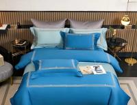 China 100 Bamboo Bed Sheet Set Breathable Geometric Bedding Custom Size Single to Super King for sale