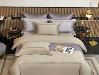 China 100 Bamboo Bed Sheet Set Breathable Geometric Bedding Custom Size Single to Super King for sale