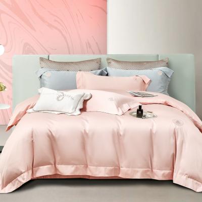 China 100% Organic Bamboo Bedding Set Queen Size 1000 Thread Count Breathable Sheet Set for sale