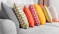 China Colorful Home Decor Cushions Modern Stripe Home Decoration Cushions for sale