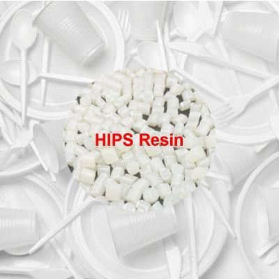 China Disposable Cutlery Plates HIPS Granules High Impact Polystyrene Raw Material for sale