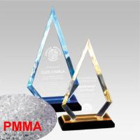 China Awards Trophies Raw Material PMMA Pellets Resin Colorless Lightweight for sale