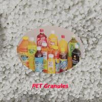 China IV0.80 PET Resin Granules For Juice Bottle Melting Point 253℃ And Molecular 0.2 for sale