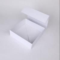 China White Matte Collapsible Magnetic Gift Boxes for sale