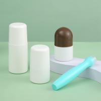 China 50ml Refillable Essential Oil Perfume Roll On Plastic Deodorant Bottle Eco Empty for sale