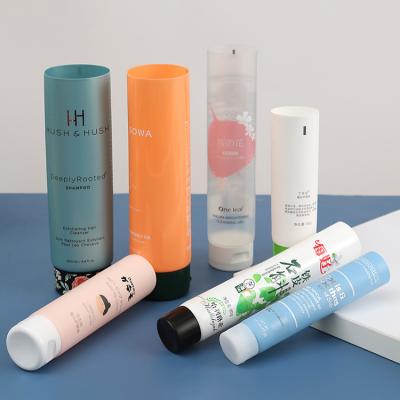 China Biodegradable PE Cosmetic Packaging Flexible Tube with Customized Colors and 45W x 120H Dimensions for sale
