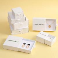 China CMYK Colors Printed Jewelry Packaging Box Crafted With Specialty Hard Paper and Custom Logo Options for sale