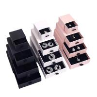 China Rigid Paperboard Jewelry Packaging Box with Custom Colors and EVA Accessory for Secure Jewelry Storage for sale