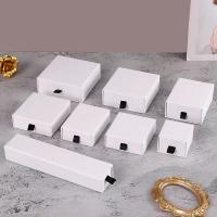 China CMYK Colors Printed Jewelry Packaging Box Crafted With Specialty Hard Paper and Custom Logo Options for sale