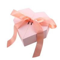China Cosmetics Skin Care Gift Box Red Heart Shape Boxes Cardboard Paper for sale