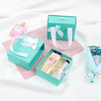 China Colorful Cosmetic Gift Box For Lip Gross Hand Scream Skin Care Drawer Paper Box for sale