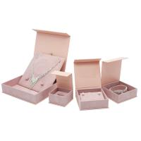 China Custom Jewelry Box with Logo Printing and Folding Box Style Made from Specialty Hard Paper for sale
