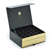 China Sliding Cosmetic Skincare Packaging Makeup Boxes Case With EVA for sale