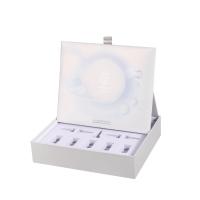 China White  Cosmetic Gift Box For Lyophilized Powder Mask Skin Care Flap Paper  Box for sale