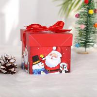 China Custom Printed Square Christmas Gift Box with Matte Lamination and EVA Velvet Insert for Cosmetic Packaging for sale