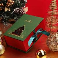 China Santa Claus Paper Custom Printed Cosmetic Boxes Xmas Packaging Boxes for sale