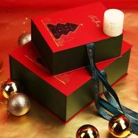 China Santa Claus Paper Custom Printed Cosmetic Boxes Xmas Packaging Boxes for sale