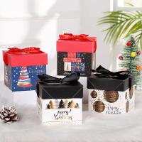 China Custom Printed Square Christmas Gift Box with Matte Lamination and EVA Velvet Insert for Cosmetic Packaging for sale