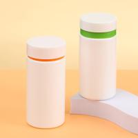 China White Vitamin Pill Bottle Funnel Design Pet Plastic Packaging for sale
