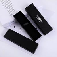 China Customized Innovative Biodegradable Packaging Black Ink Pen Set Gift Boxes EVA Insert for sale