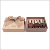 China Rigid Nail Polish Set Box With EVA Insert Nail Polish Kit Box for sale