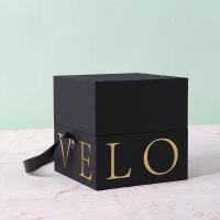 China Luxury  Flower Base And Lip Packaging  Boxes For Bouquets  Gift Paper Flower Box for sale