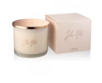 China Paperboard Pink Luxury Candle Packaging Boxes With Ribbon 8.5x8.5x9.5cm for sale
