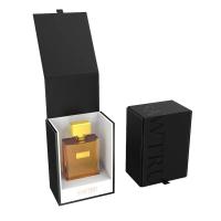 China Luxury Pink Black Perfume Packaging Boxes Glass Bottle With EVA Insert for sale