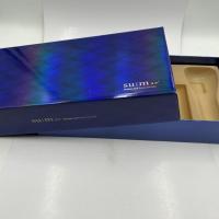 China Holographic Cosmetic Box Packaging Gold Stamping Blister Card Packaging for sale
