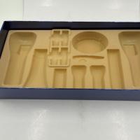 China Holographic Cosmetic Box Packaging Gold Stamping Blister Card Packaging for sale