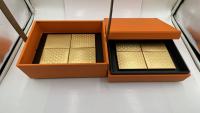 China Pull Out Innovative Biodegradable Packaging Packaging Cake Boxes With Wooden for sale
