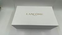 China Printed Logo Cosmetic Box Packaging Folding Cosmetic Box With Raffia Insert for sale