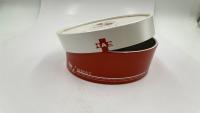 China UV Coating Gold Foil Round SPA gift box White Tube Gift Box for sale