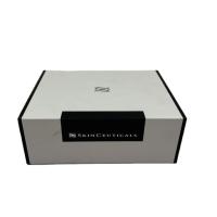 China Luxury custom logo cardboard gift boxes skin care packing cosmetics bottles packaging box with magnetic lid for sale