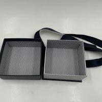 China Custom Packaging Rigid Paper Watch Gifts Box With Ribbon for sale