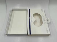 China Custom Logo UV Sliding Packaging Paper Drawer Eye Mask Gift Box With Handle Luxury for sale