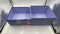 China Blue Innovative Biodegradable Packaging Large Lid And Base Clothing Gift Box for sale