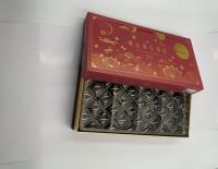 China Red Luxury Rigid Chocolate Gift Box With Gold Stamping and Blister for sale