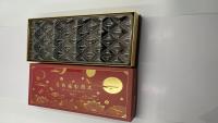 China Red Luxury Rigid Chocolate Gift Box With Gold Stamping and Blister for sale