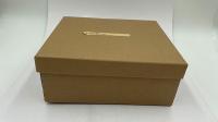 China Men Perfume Lid And Base Kraft Gift Box For 100ml Perfume Bottle Raffia Insert for sale