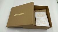 China Men Perfume Lid And Base Kraft Gift Box For 100ml Perfume Bottle Raffia Insert for sale