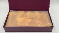 China Wholesale Custom Luxury Rigid Cardboard Drawer Book Shape Gift Box With Satin Silk Insert for sale