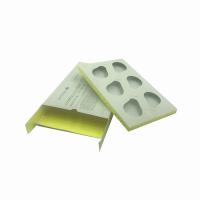 China Eye Mask Custom Printed Recycled Paper Carton Box With Paper Insert for sale