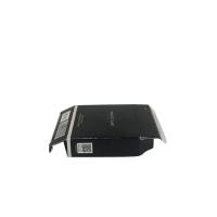 China Shiny Color Folding box Personal Care Packaging, Elegant Black Custom Paper Box With Logo Printing for sale