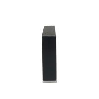 China Shiny Color Folding box Personal Care Packaging, Elegant Black Custom Paper Box With Logo Printing for sale