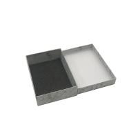 China Luxury Cardboard White Marble Lid Rigid Cosmetic Box Packaging With Foam for sale