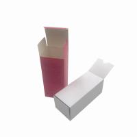 China Customized Logo Bio-degradable UV Printing Cosmetic Box Cardboard Packaging Box for sale
