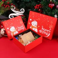 China Lid And Base Box Innovative Biodegradable Packaging Luxury Christmas Eve Box for sale
