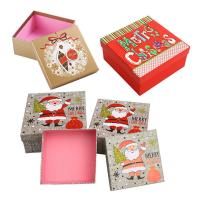 China Lid And Base Box Innovative Biodegradable Packaging Luxury Christmas Eve Box for sale